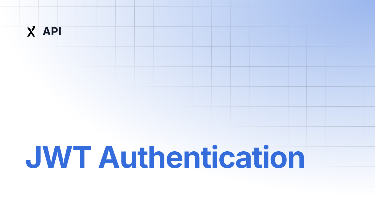JWT Authentication | API JWT Authentication | API